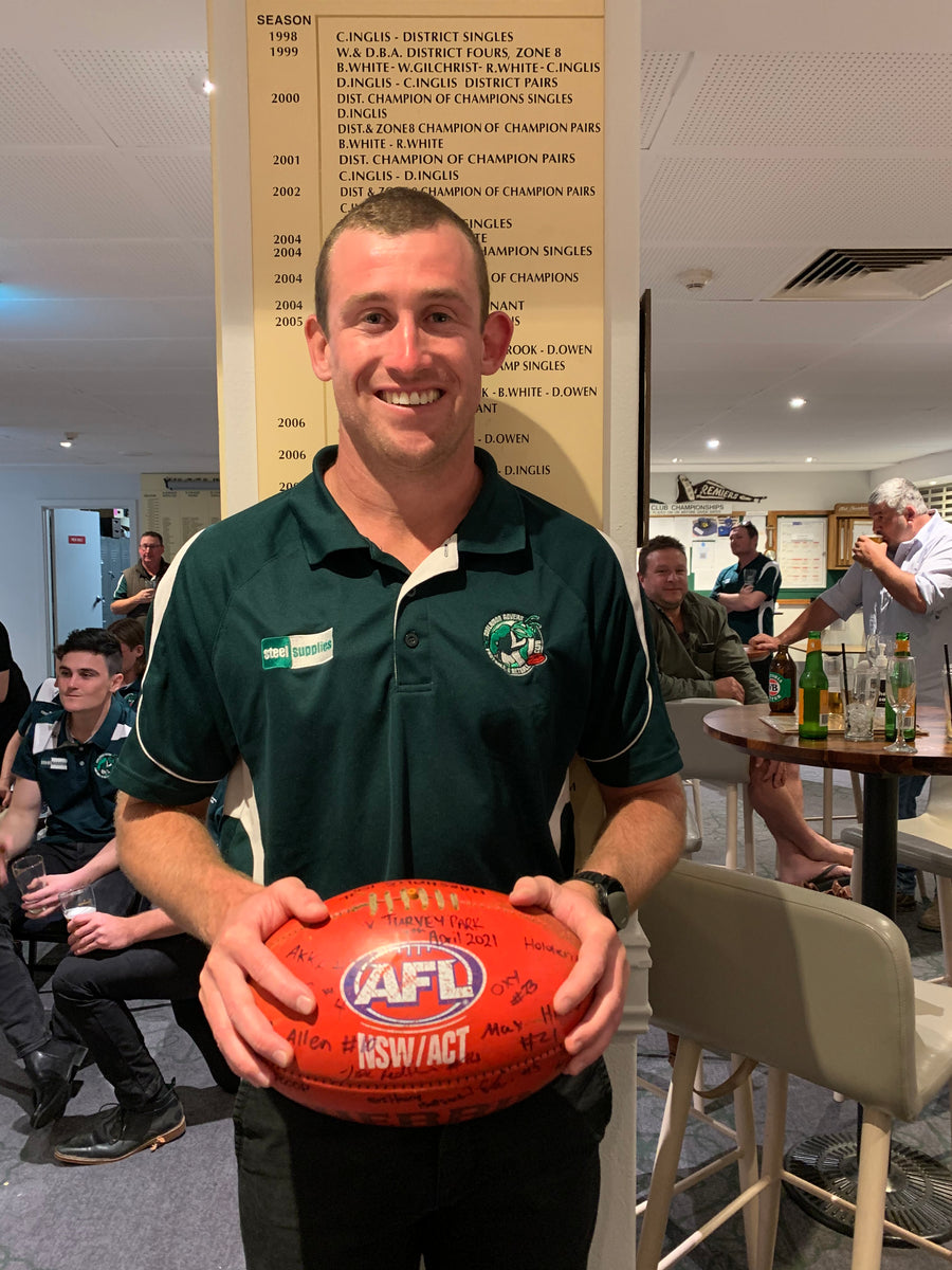 Macka 150 games! – Coolamon Hoppers